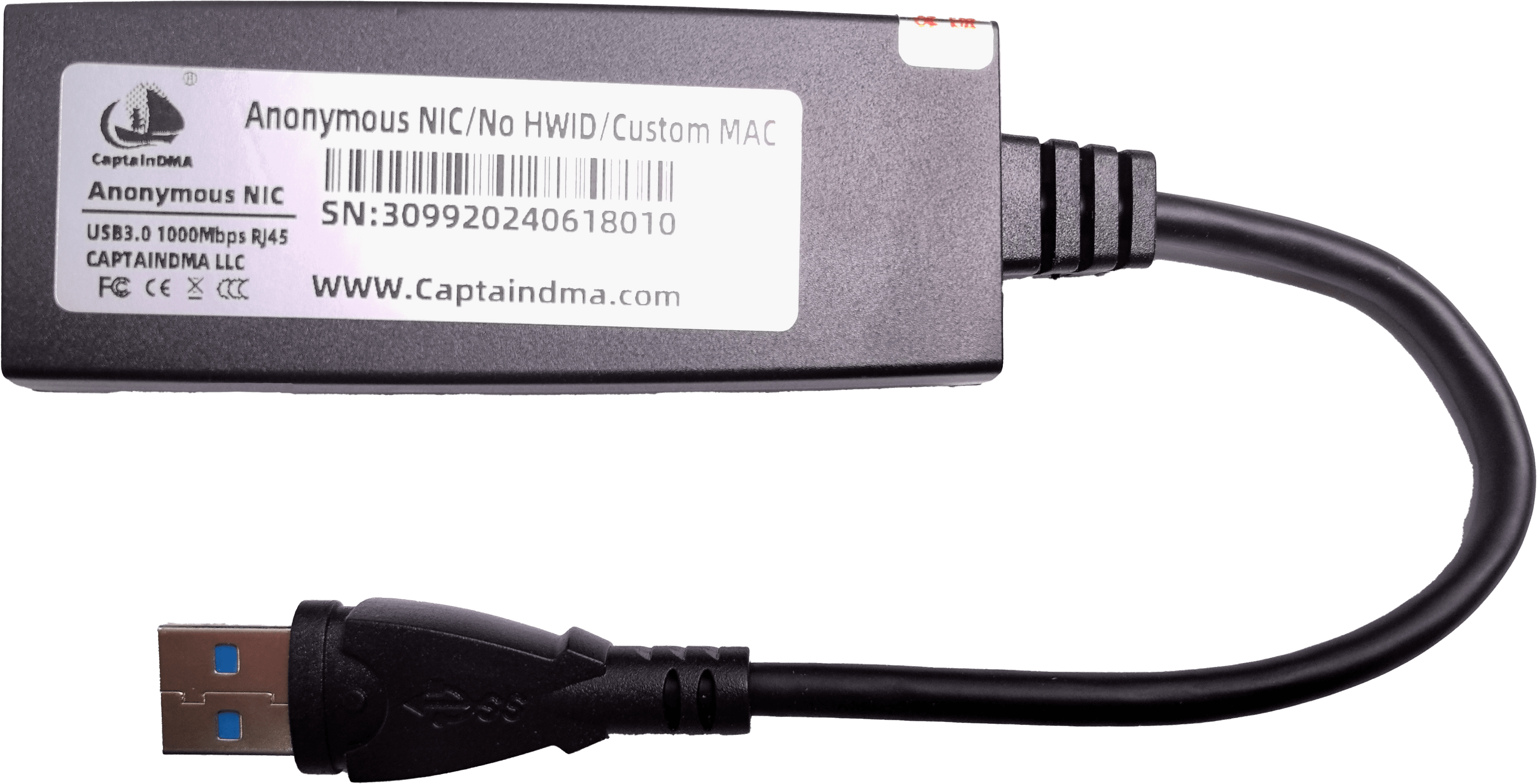Anonymous NIC/No HWID/Custom MAC - Captain DMA